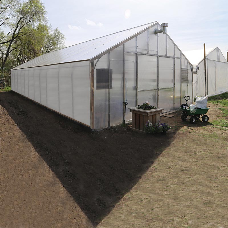 GrowSpan Gothic Pro Solid Polycarbonate Greenhouse 26 W X 72 L FarmTek growspan-gothic-pro-solid-polycarbonate-greenhouse-26-w-x-72-l-farmtek