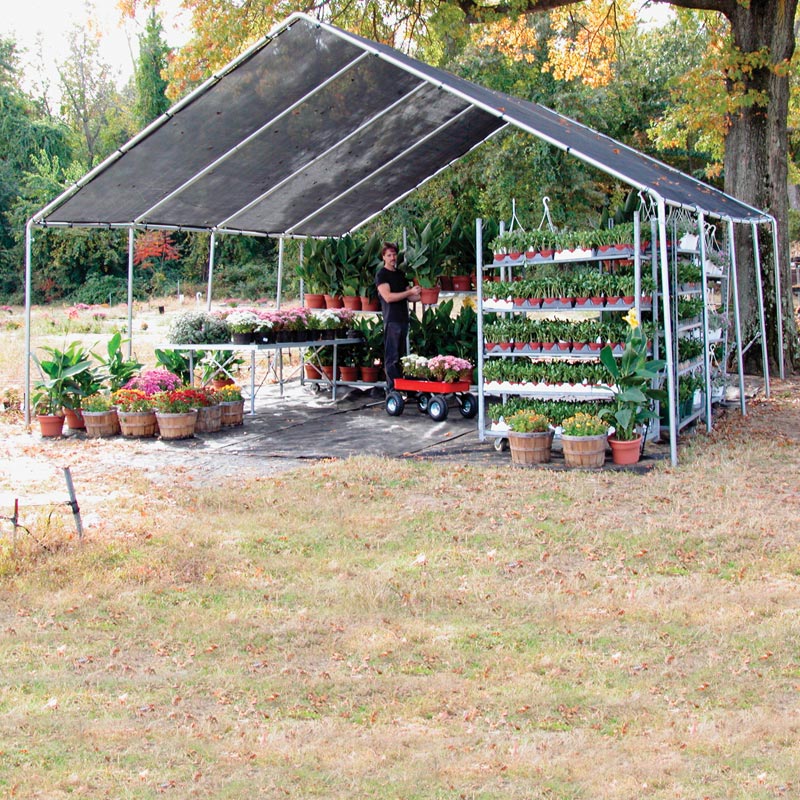 Commercial SunBlocker™ Shade House 80% - 24'W x 30'L - FarmTek